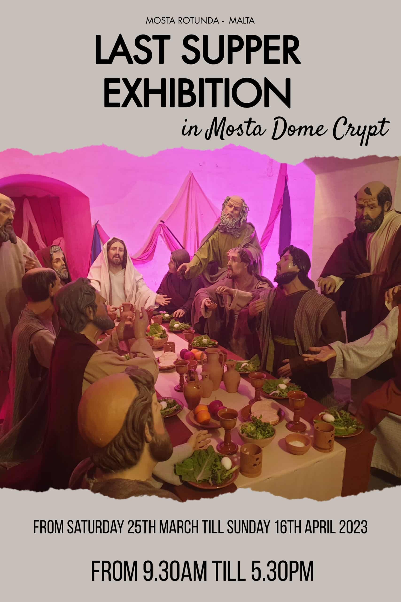 Poster Last Supper 2023 Mosta Parish Portal Poster Last Supper 2023 Mosta Parish Portal