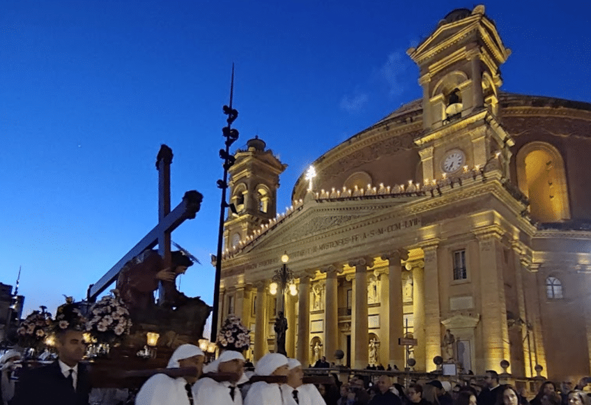 The Rotunda of Mosta during Lent, Holy Week and Easter season - Mosta ...